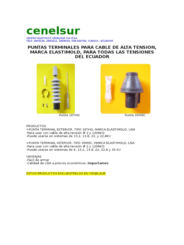 Punta Terminal | PDF | Hogar, jardinería y bricolaje | Tecnología
