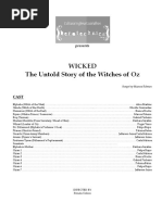 Wicked Script | PDF | Wizard Of Oz (Character) | Glinda The Good Witch