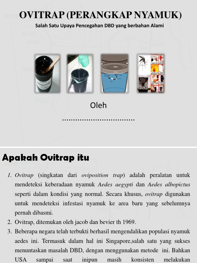 Ovitrap (Perangkap Nyamuk) | PDF