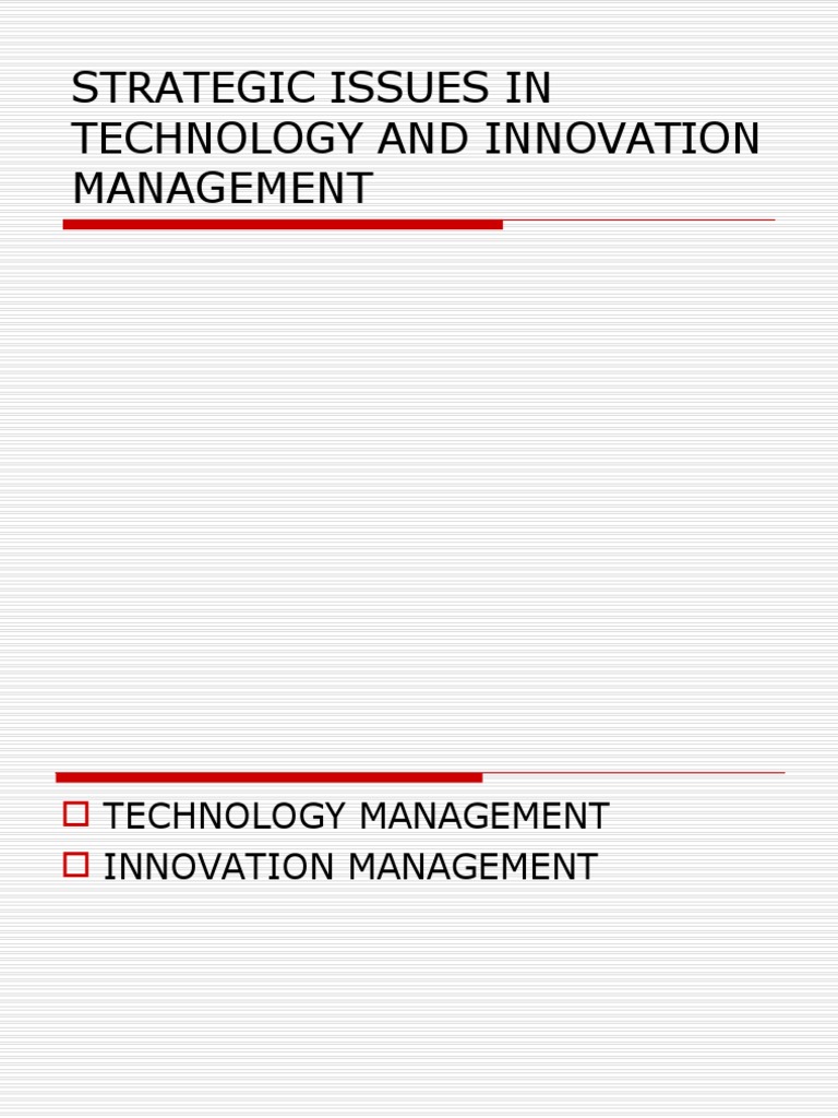 Strategic Issues in Strategic Management | PDF | Strategic Management ...