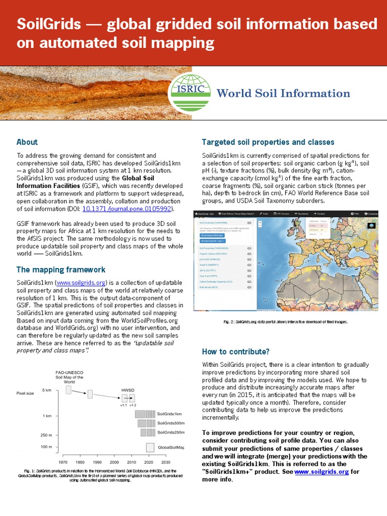 Soilgrids - Global Gridded Soil Information Based On Automated Soil ...