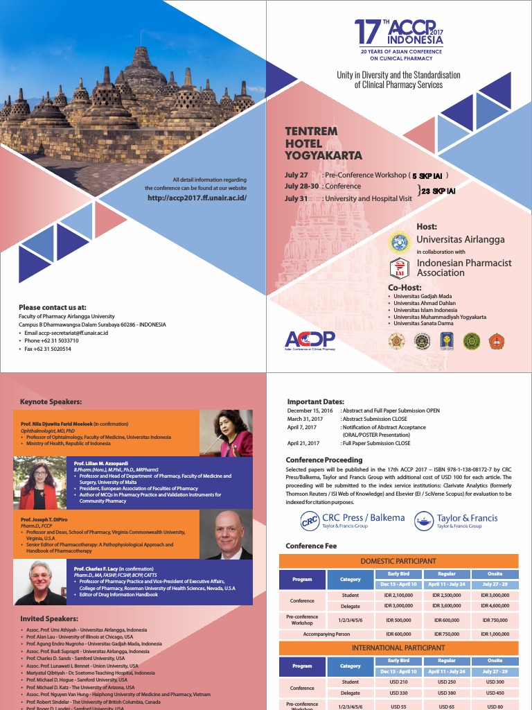 2nd Flyer ACCP Rev-1 | PDF | Pharmacy | Pharmaceutical Sciences