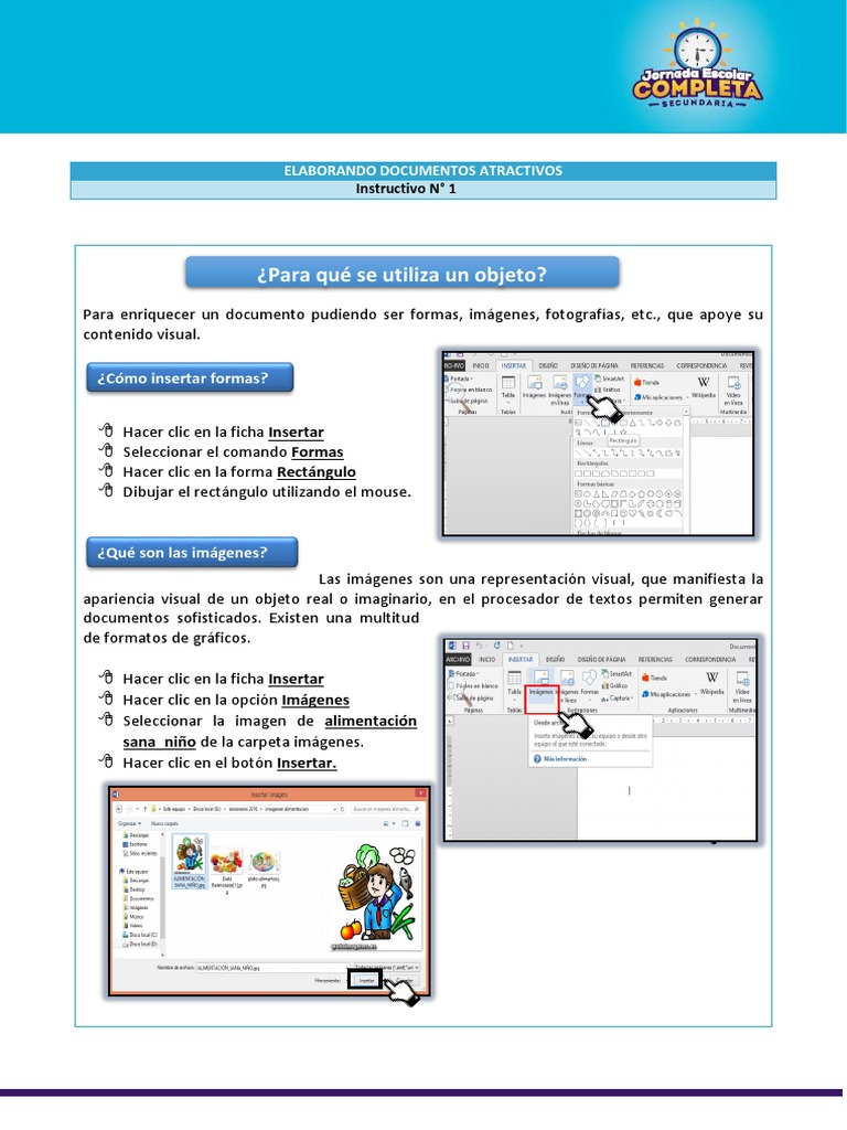 EPT2-U1-S1-Instructivo 1 | PDF | Point and Click | Imagen