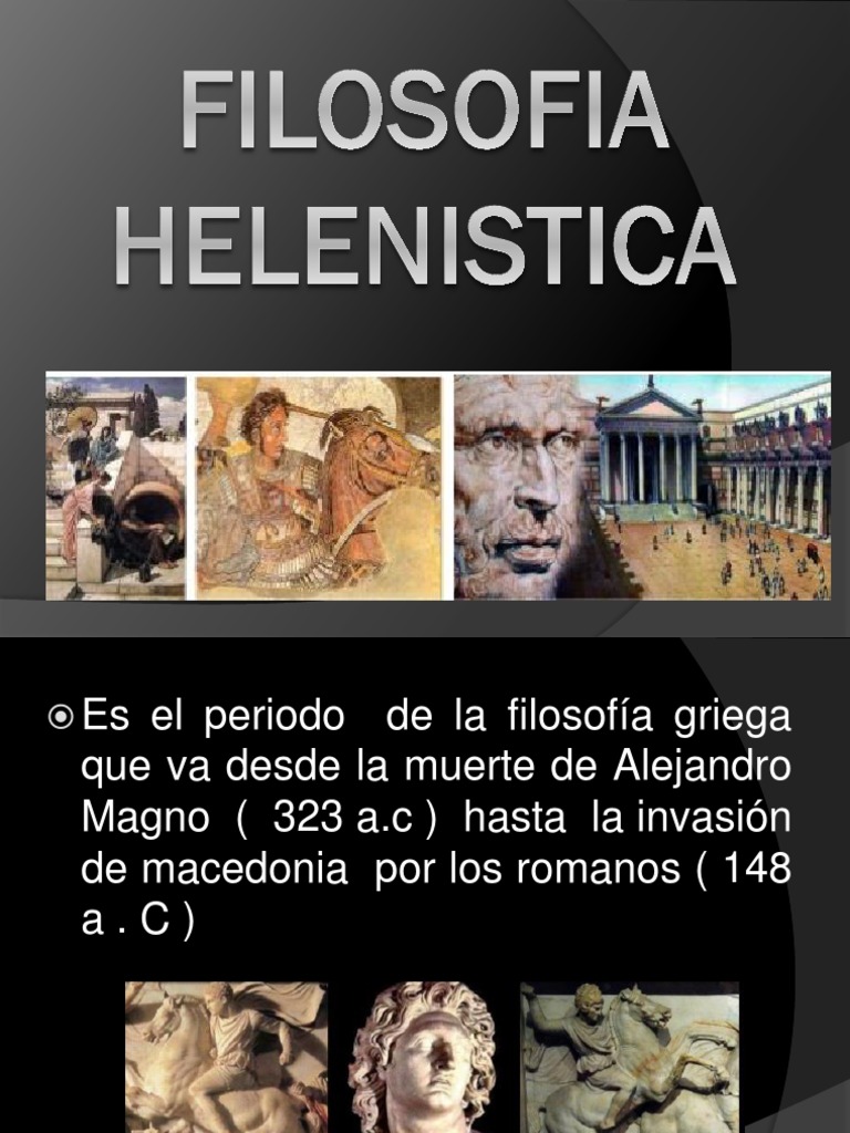 El florecimiento de las escuelas filosóficas griegas en la era ...