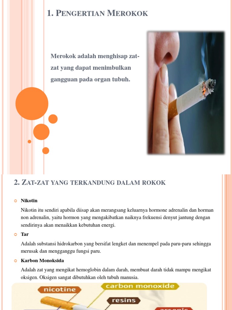 Pengertian Merokok | PDF | Kesehatan Holistik | Gaya Hidup