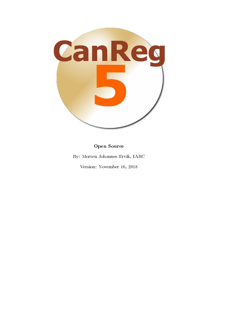 CanReg5 Instructions Noto PDF | PDF | Zip (File Format) | Databases