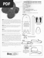Moccasin Pattern | PDF | Seam (Sewing) | Foot