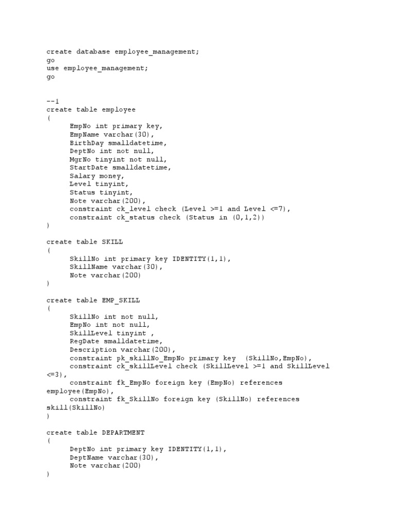 Employee | PDF | Information Science | Computer Programming