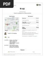 Ola Bill | PDF | Invoice | Payments