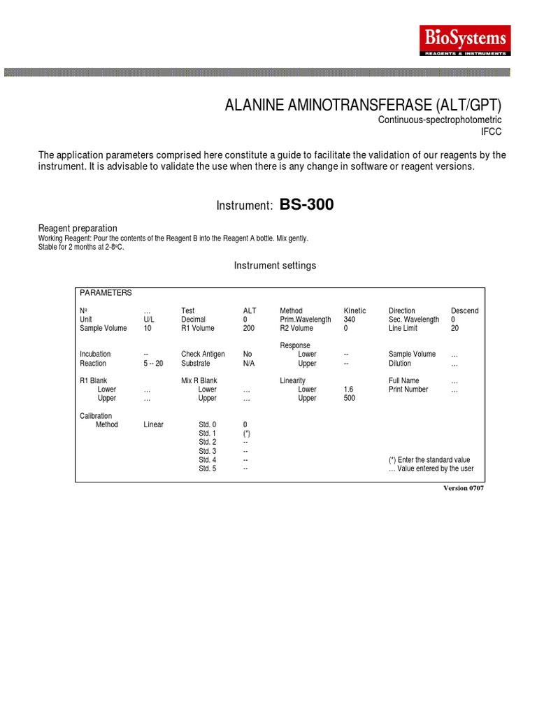 Alt GPT | PDF | Alanine Transaminase | Chemistry