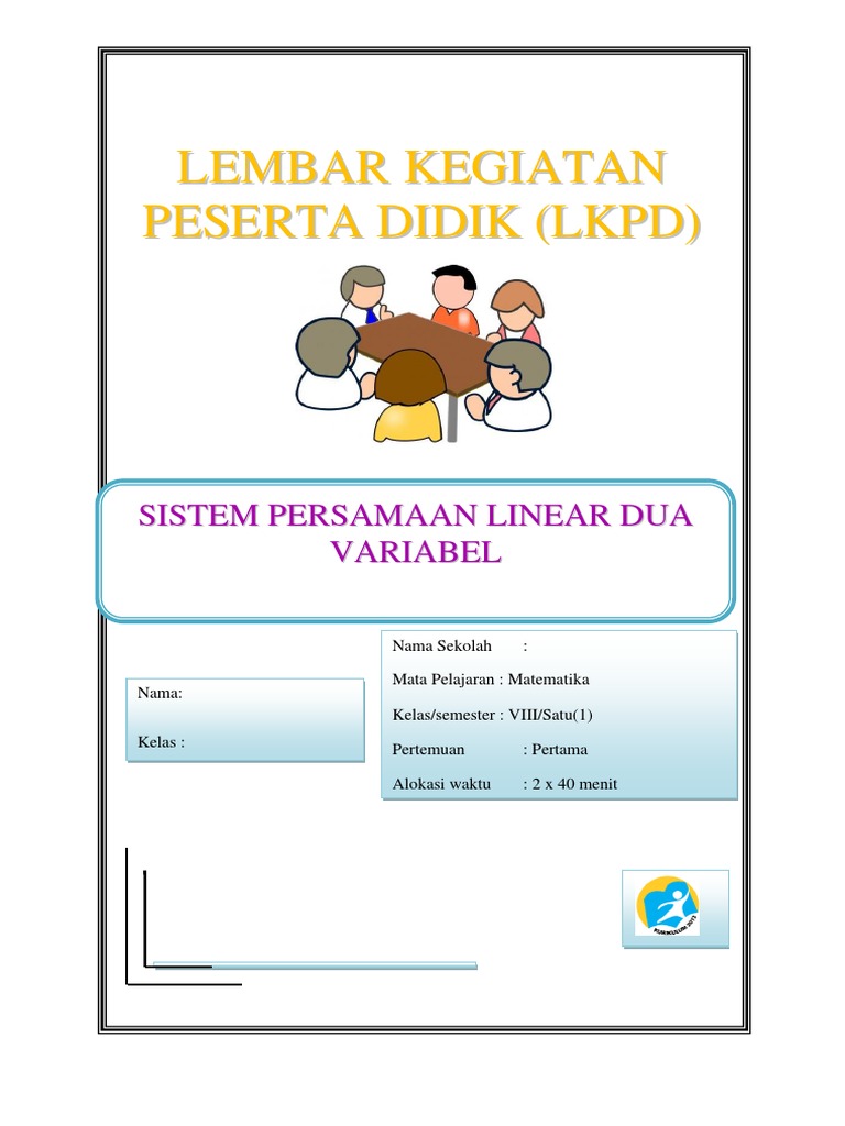 LKPD SPLDV 1 | PDF