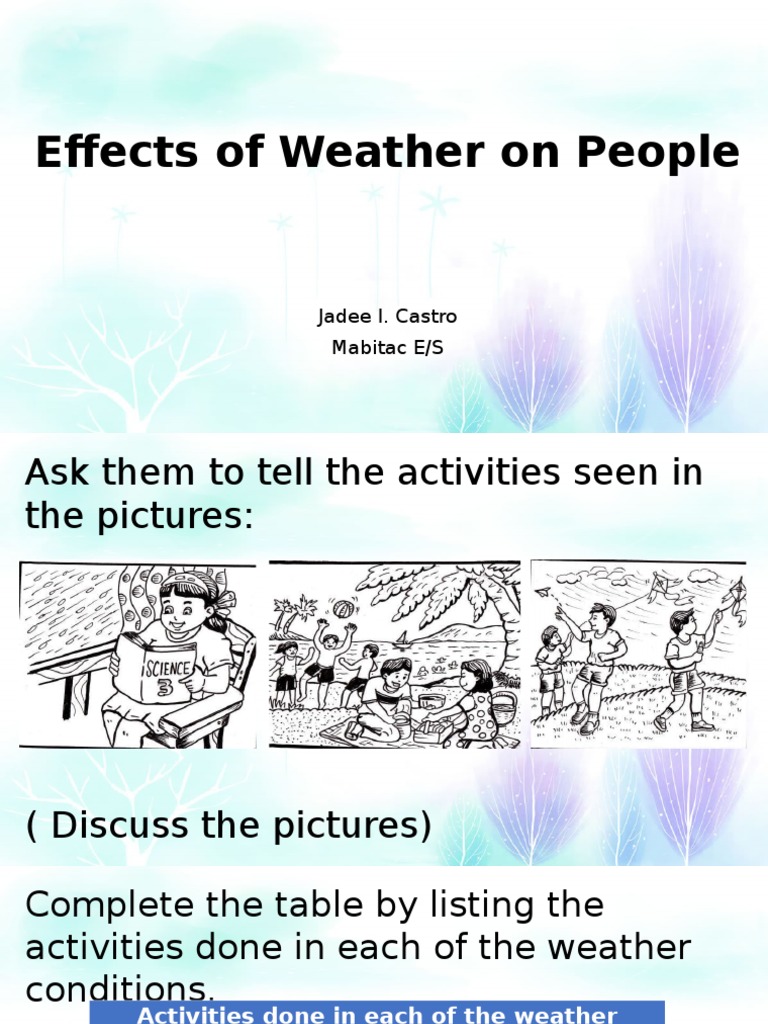Effects of Weather On People | PDF