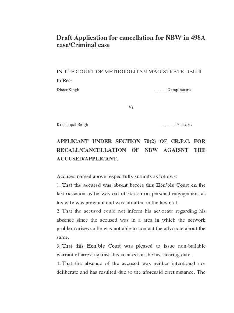 Warrent Recall Application | PDF