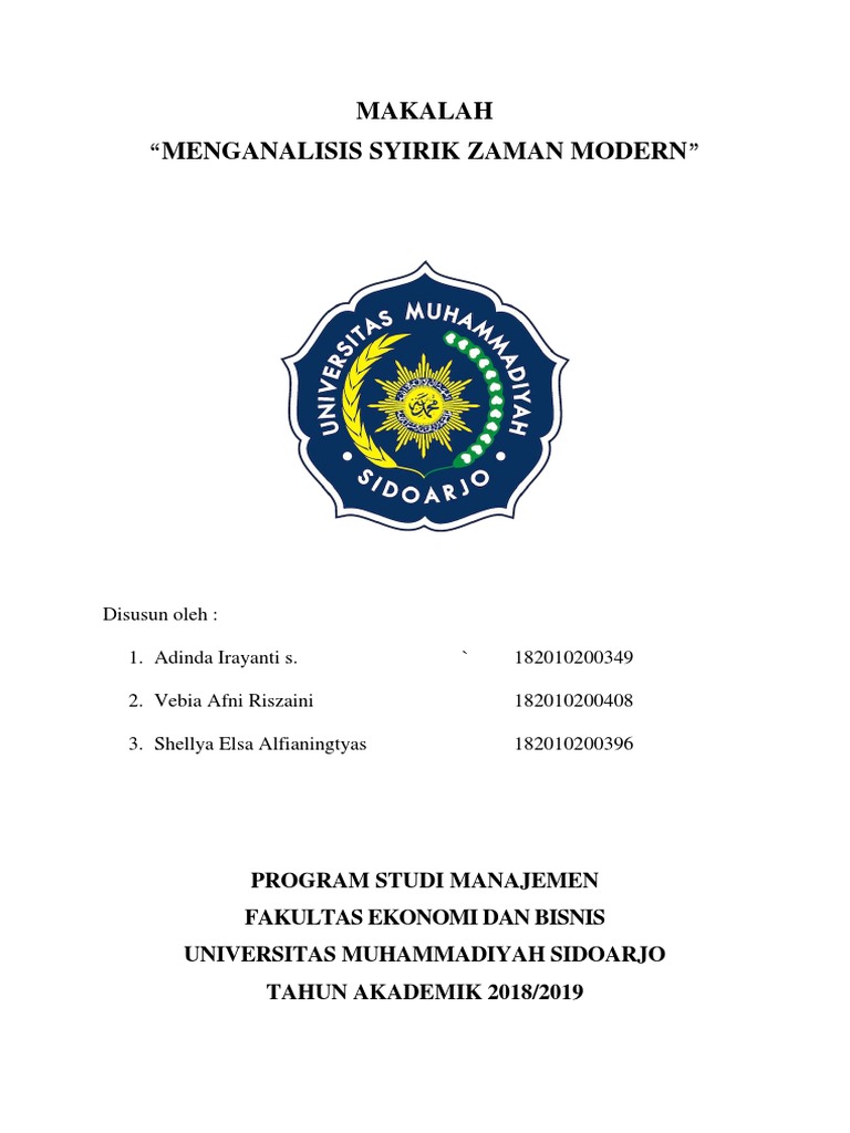 Syirik Modern dan Bentuknya | PDF | Ilmu Sosial