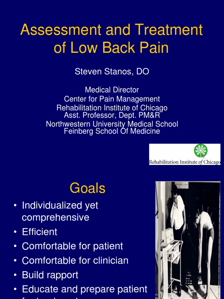 Assessment Treatment LBP Interventional | PDF | Back Pain | Low Back Pain