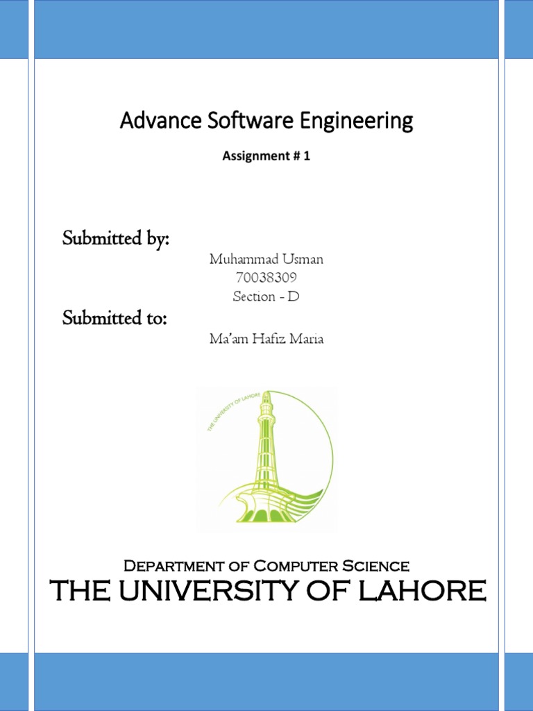 Advance Software Engineering Assignment Architectural Styles | PDF ...