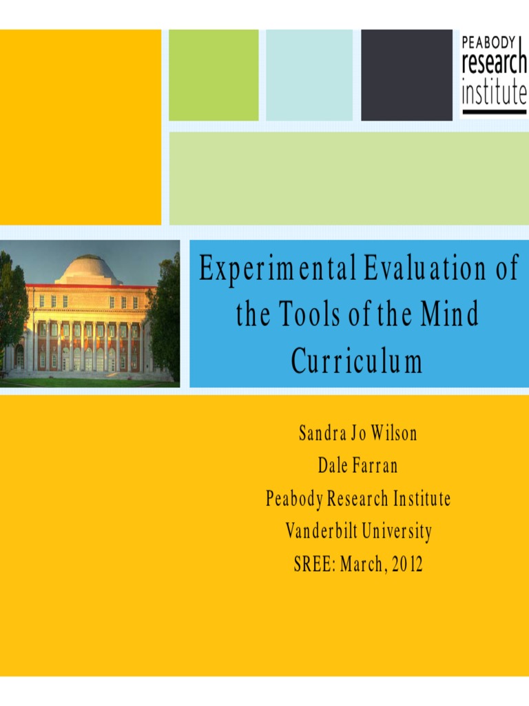 Tools of The Mind Review | PDF | Literacy | Curriculum