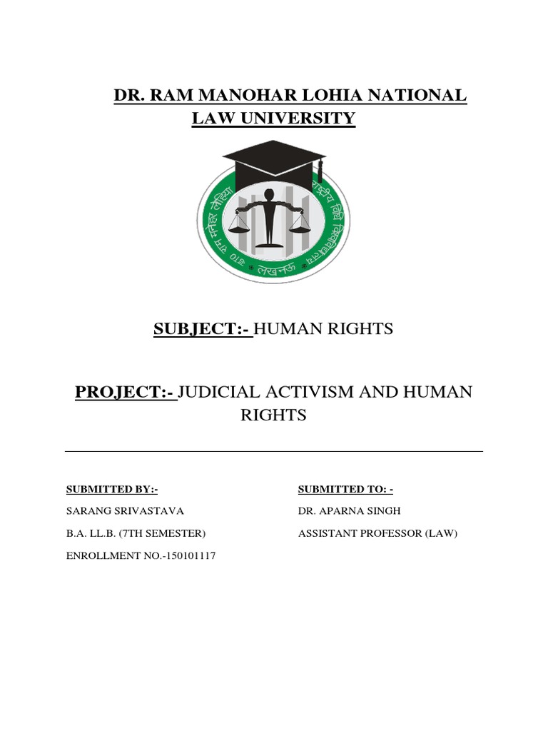 Human Rights Project | Download Free PDF | Judiciaries | Human Rights