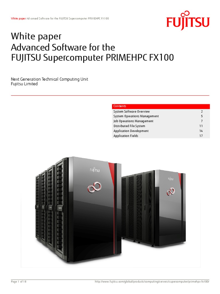 Supercomputer Primehpc fx100 Soft en PDF | PDF | Operating System ...