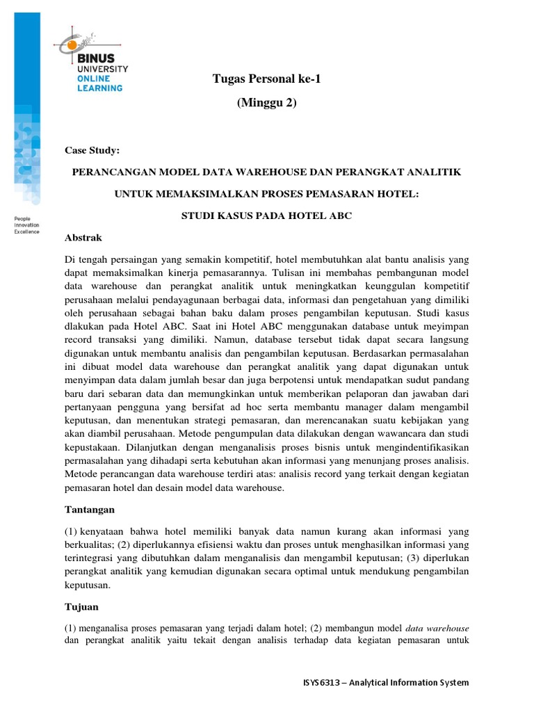 Isys6313 TP1 W2 S3 R1 | PDF