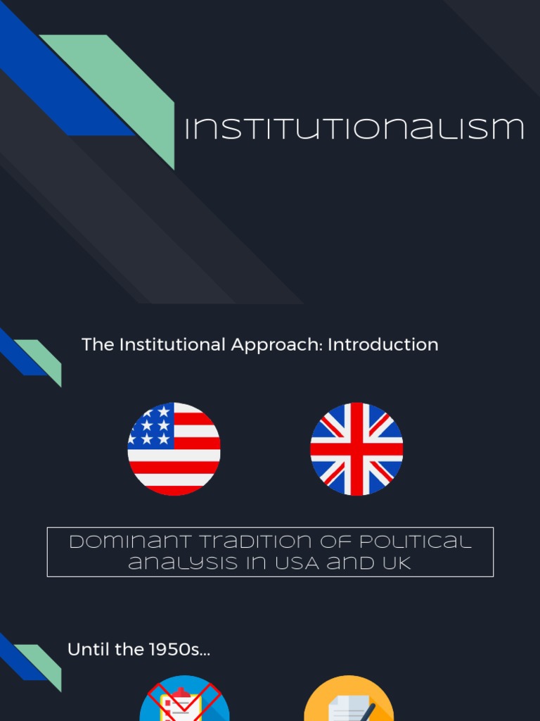 Institutionalism | PDF | Institution | Academic Discipline Interactions
