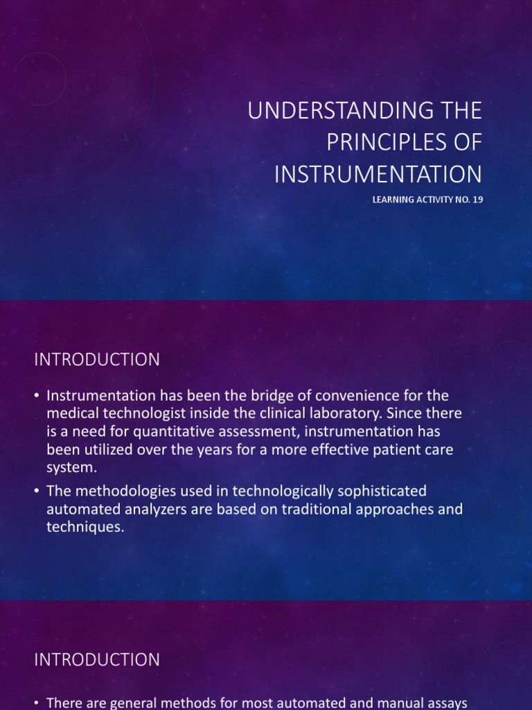 Understanding The Principles of Instrumentation | PDF | Mass ...