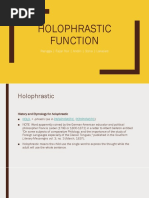Holophrastic Stage in Child Language | PDF | Semantics | Linguistics
