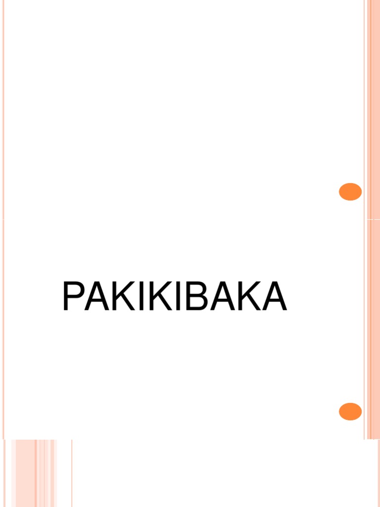 Pa Kiki Baka | PDF