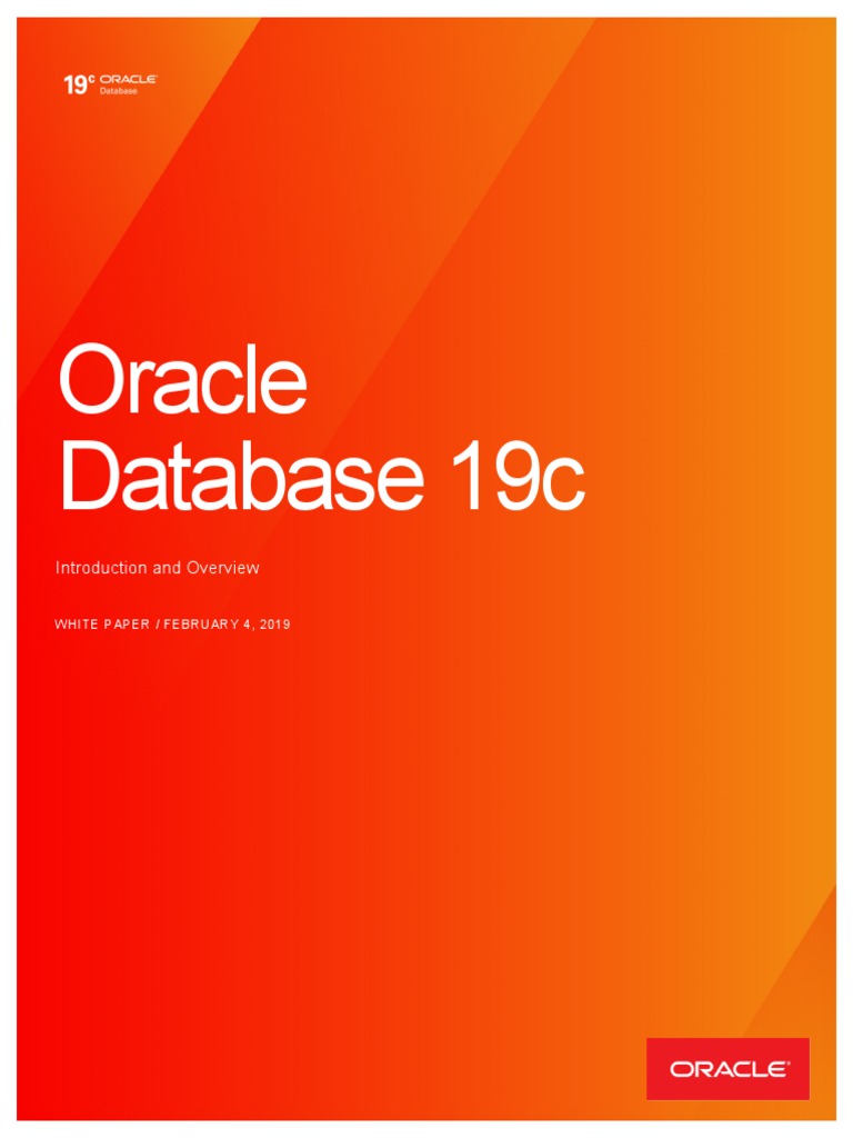 Caracteristicas de Oracle database 19c | Oracle Database | Databases
