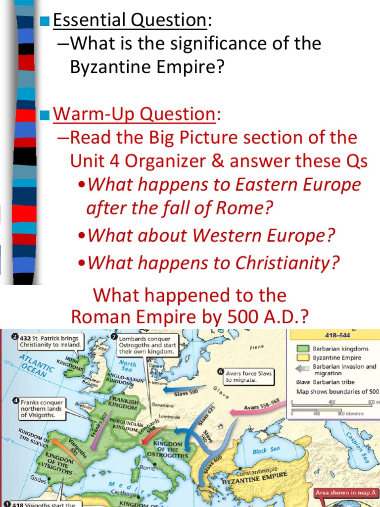 Essential Question: - What Is The Significance of The Byzantine Empire ...