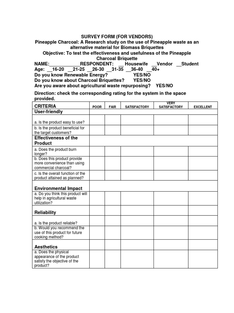 Poor Fair Satisfactory Very Satisfactory Excellent | PDF