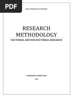 Doctrinal Methods of Legal Research | PDF | Jurisprudence | Precedent
