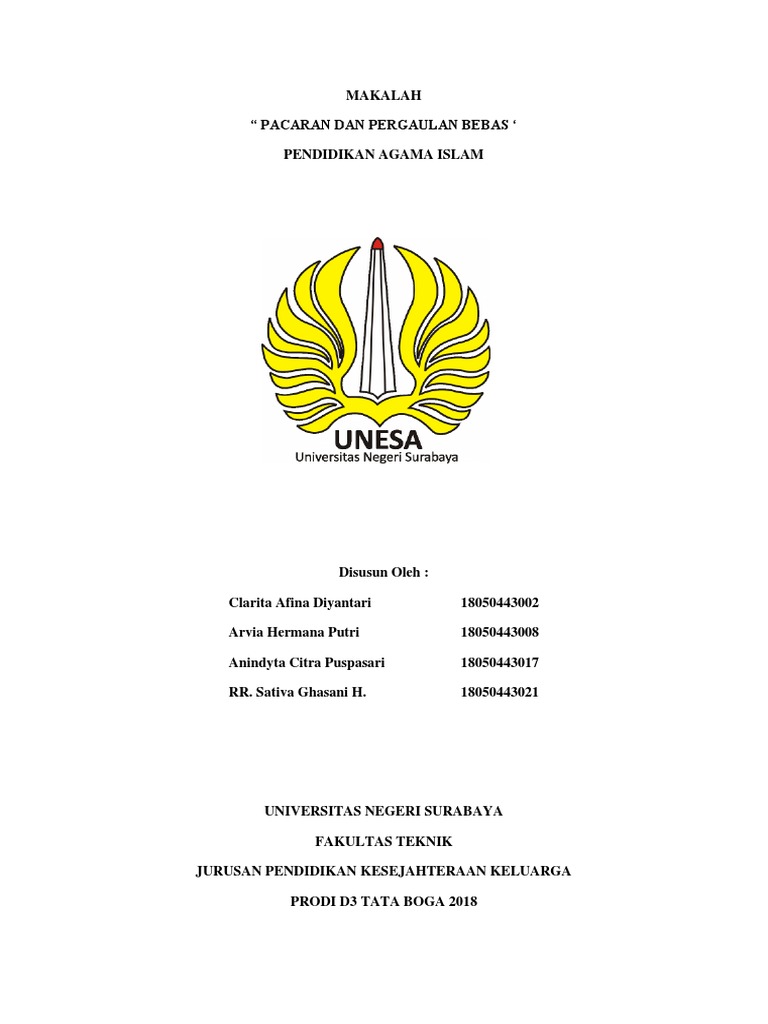 Pacaran dan Pergaulan Bebas dalam Islam | PDF | Kesehatan Holistik ...