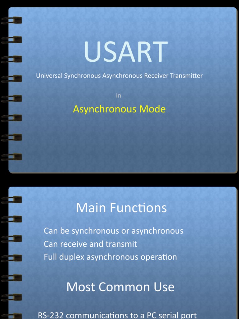 USART Async | PDF | Data Transmission | Computing