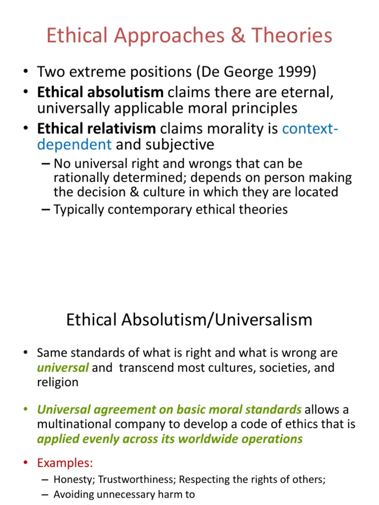 2 Ethics Theories | PDF | Morality | Decision Making