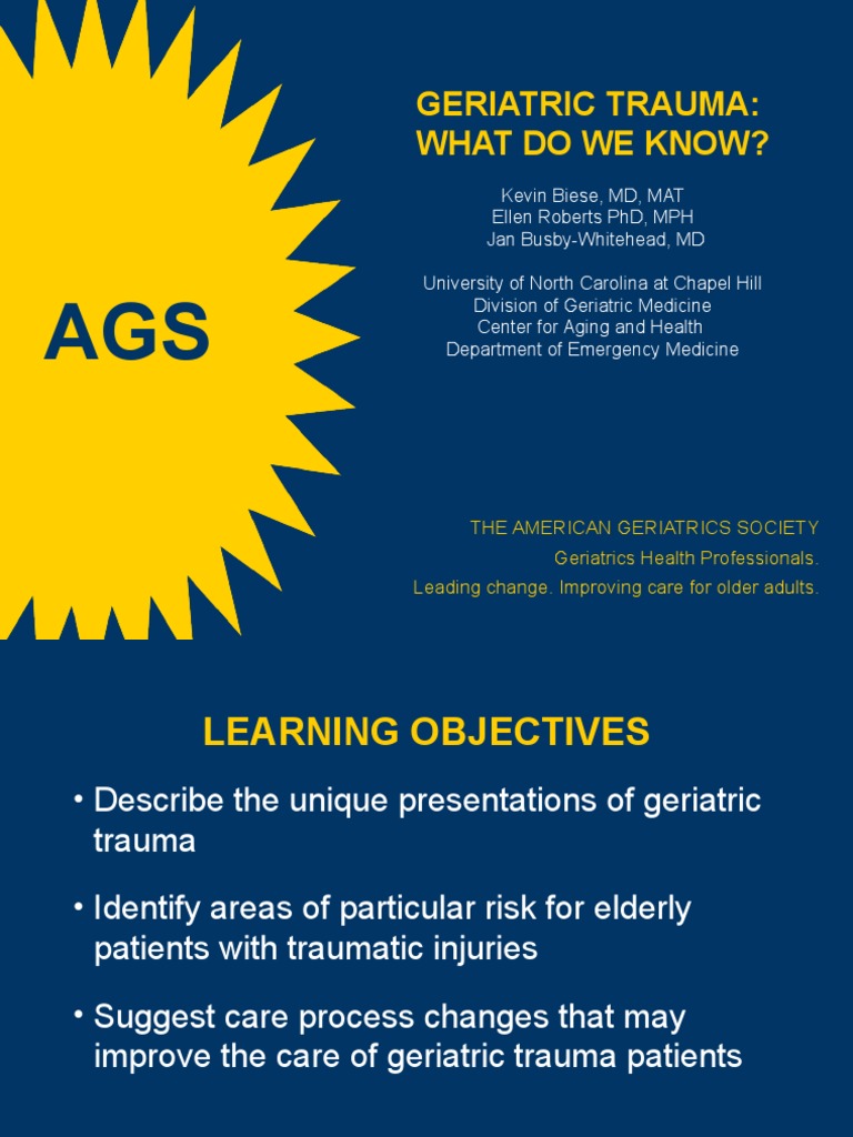 31 Biese Geriatric Trauma Edit 6-7-11 FINAL | PDF | Traumatic Brain ...