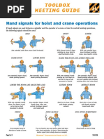 Rigging Hand Signals | PDF