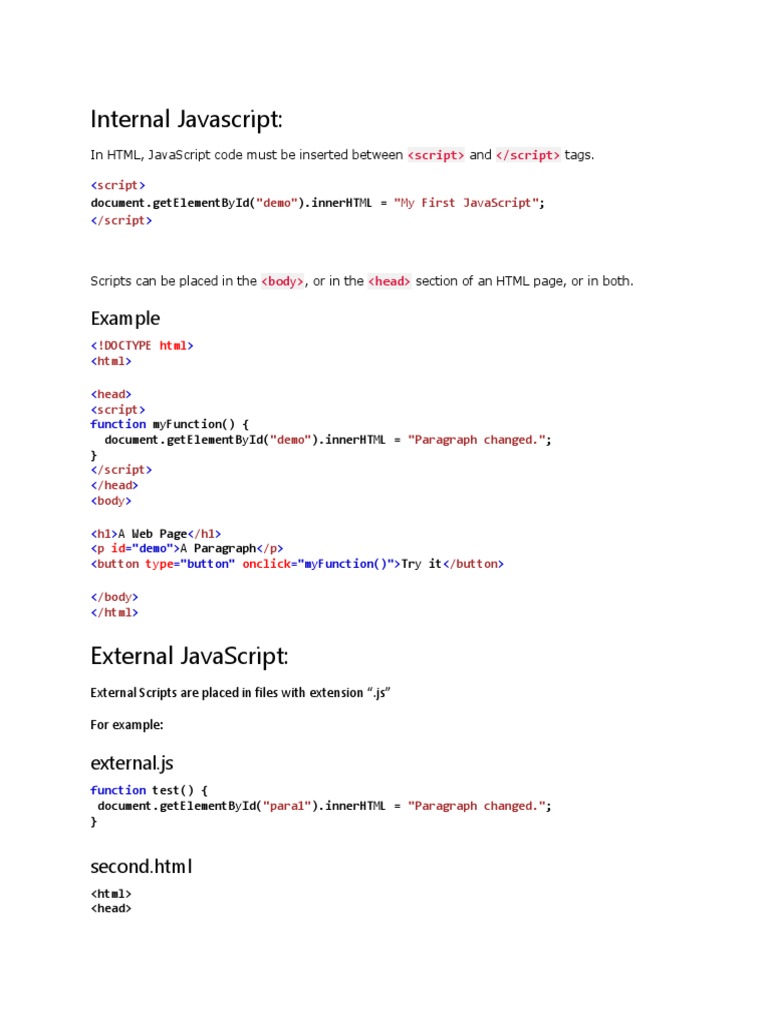 Unit2 Javascript Notes | PDF | Control Flow | Java Script