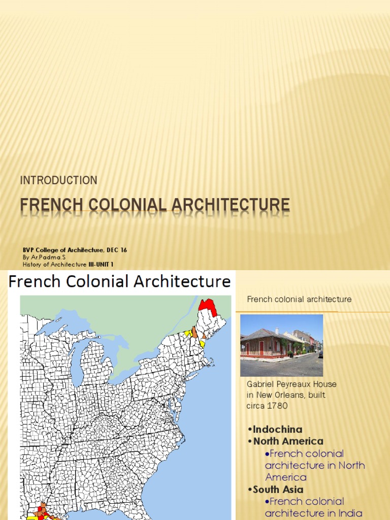 2-French Colonial Architecture | PDF | Window | Column