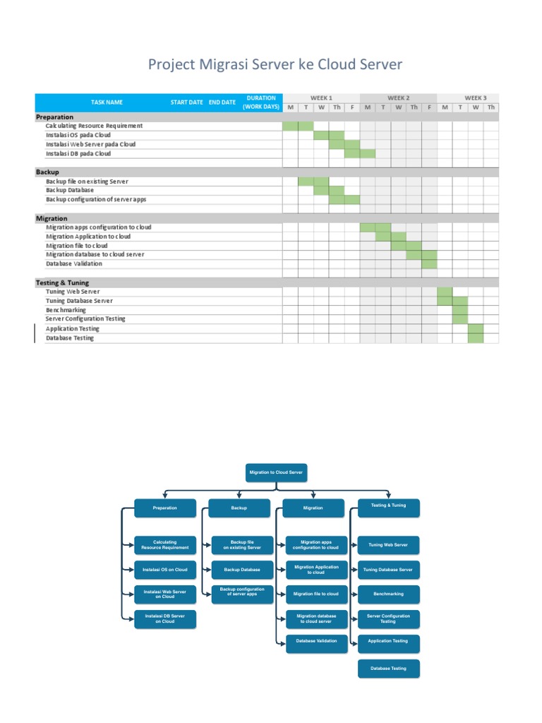 Cloud Server Migration Project Plan | PDF | Computers
