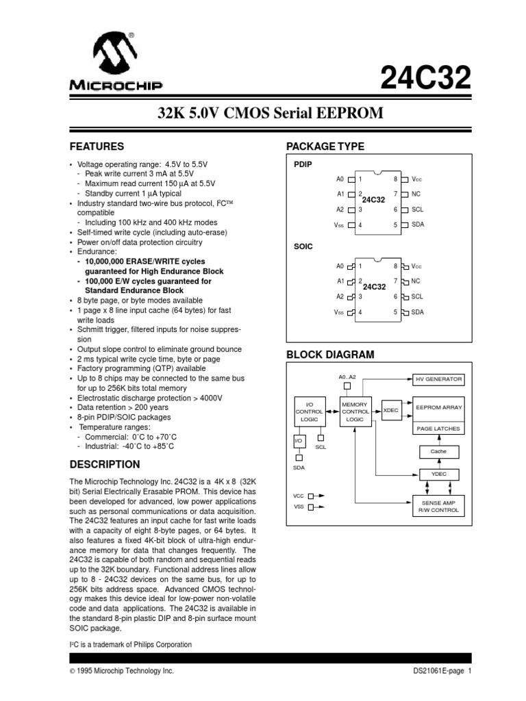 24C32 | PDF | Cpu Cache | Cache (Computing)