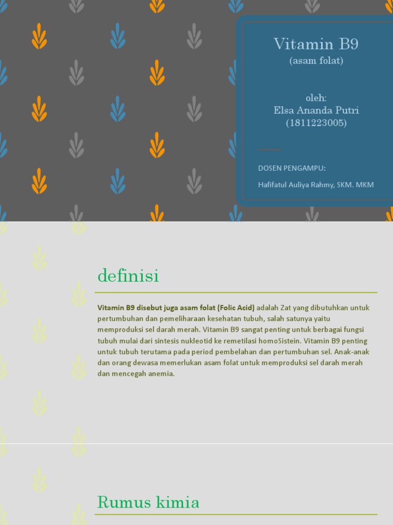 Vitamin b9 | PDF
