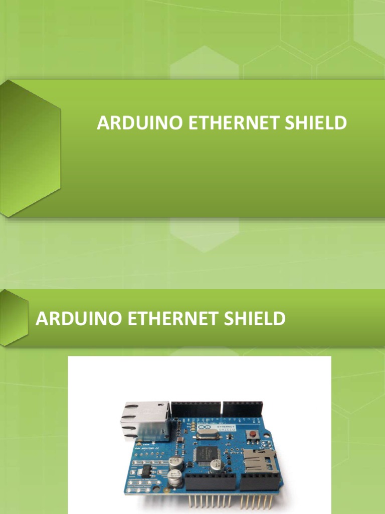 Arduino Ethernet Shield | PDF | Ip Address | Port (Computer Networking)