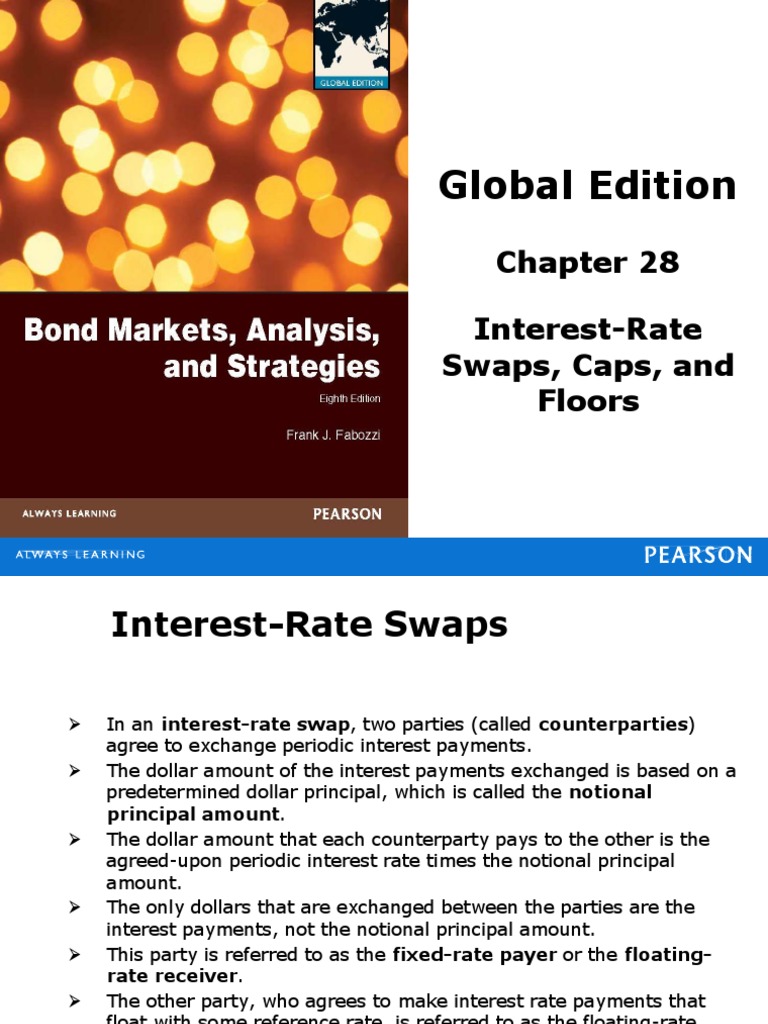 Global Edition: Interest-Rate Swaps, Caps, and Floors | PDF | Interest ...