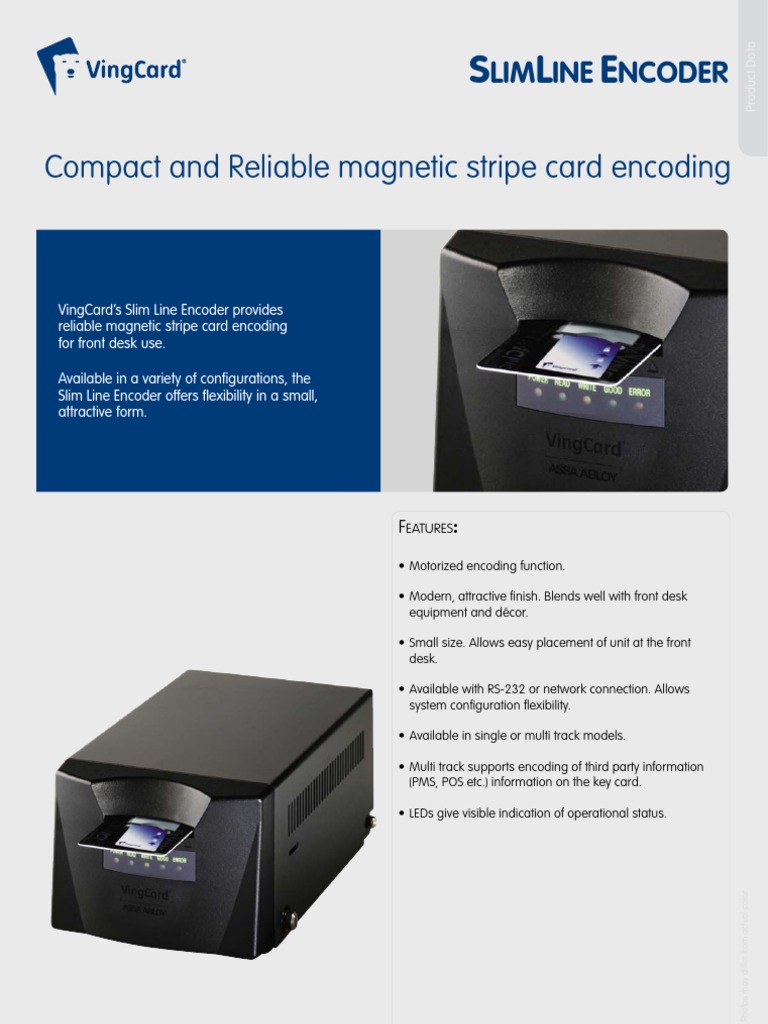 Ving Card Slim Line Encoder | PDF | Electronics | Telecommunications