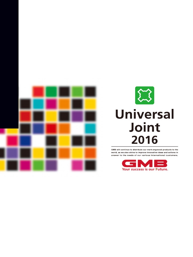 GMB CATALOGUE Universal Joint 2016 PDF | PDF | Motor Vehicle ...