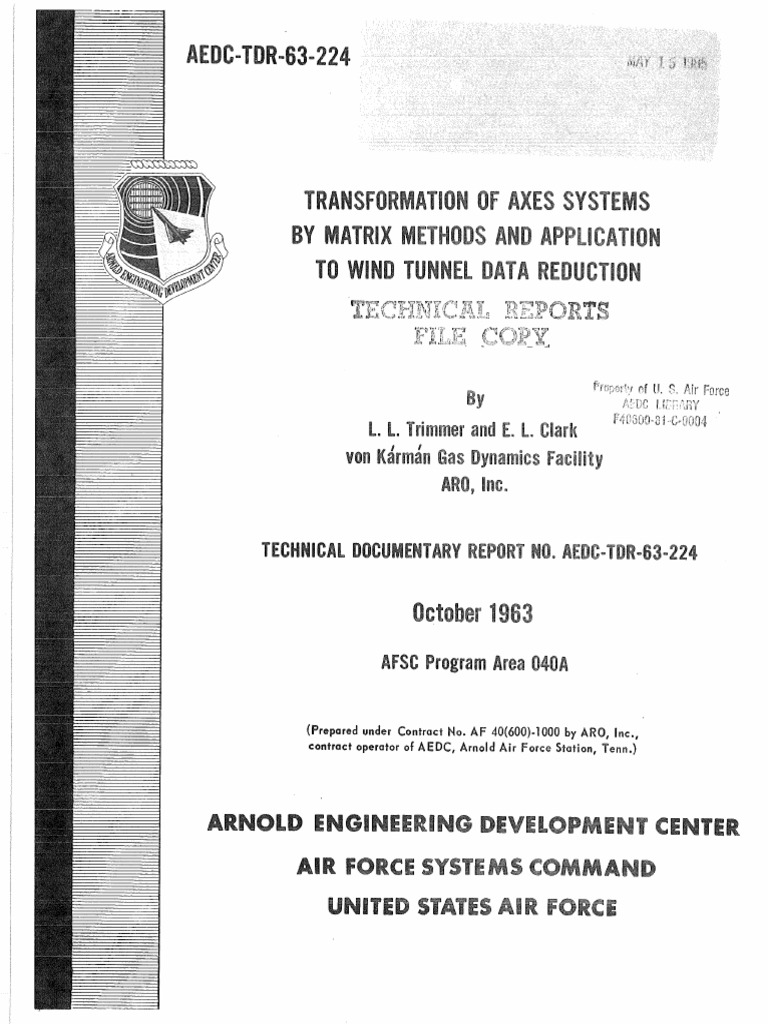 Inverse Flight Mechanics | PDF | Flight Dynamics (Fixed Wing Aircraft ...