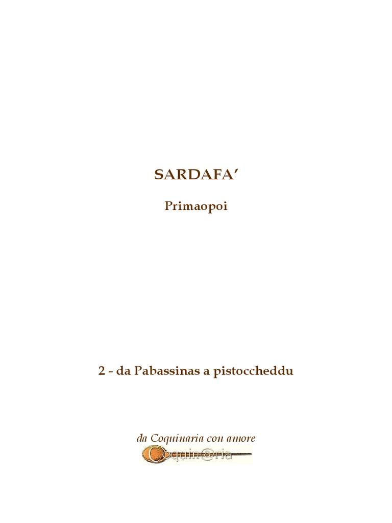 Dolci Sardi 2 PDF | PDF