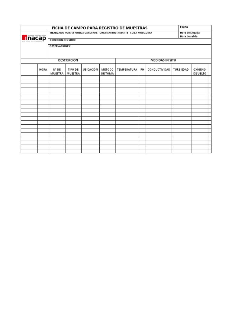 FICHA DE CAMPO PARA REGISTRO DE MUESTRAS.docx