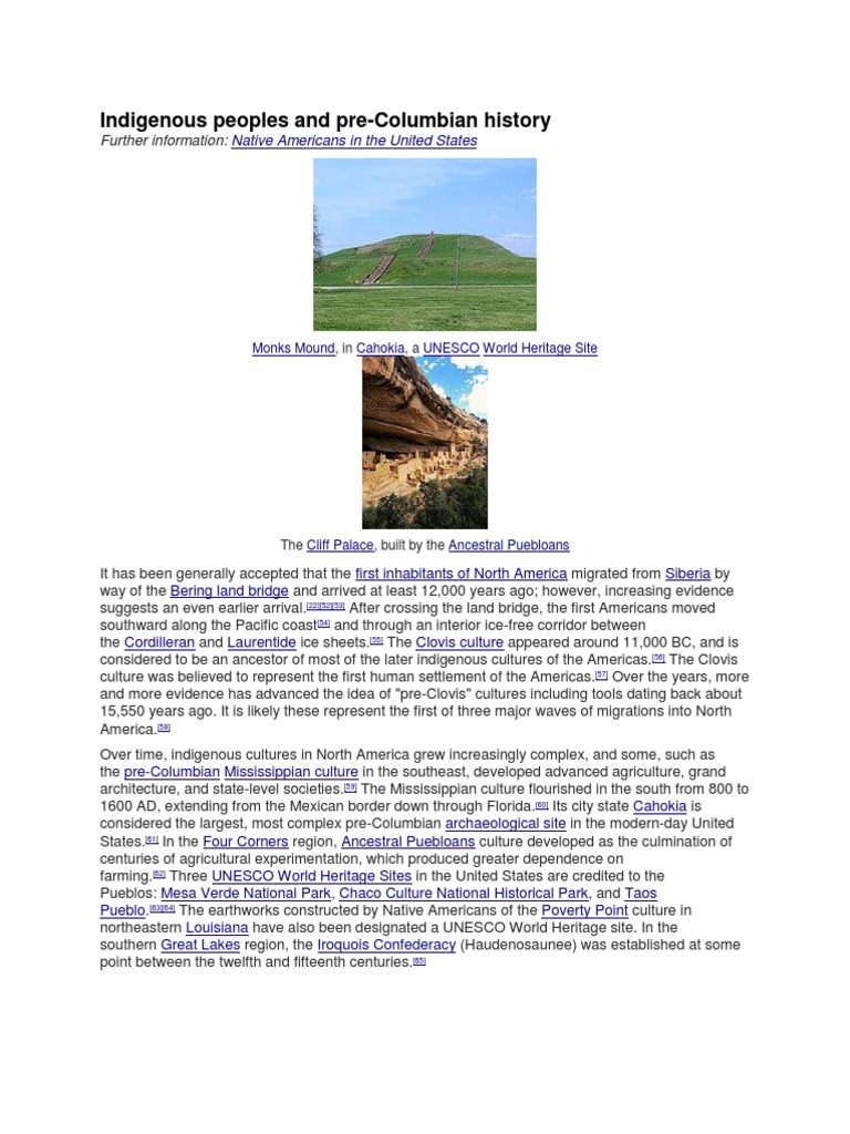 Pre-Columbian Indigenous Cultures in America | PDF | Religion ...